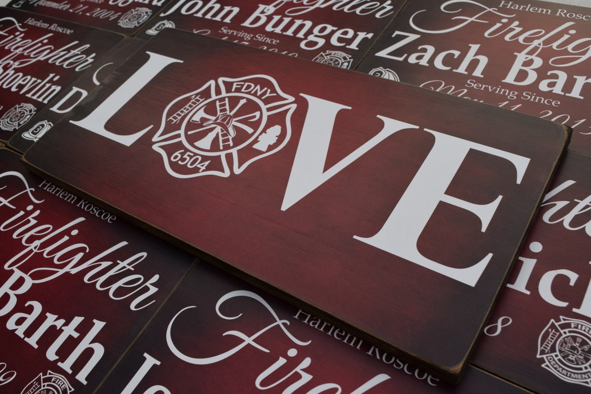 Firefighter Signs – Hero Sign Shop